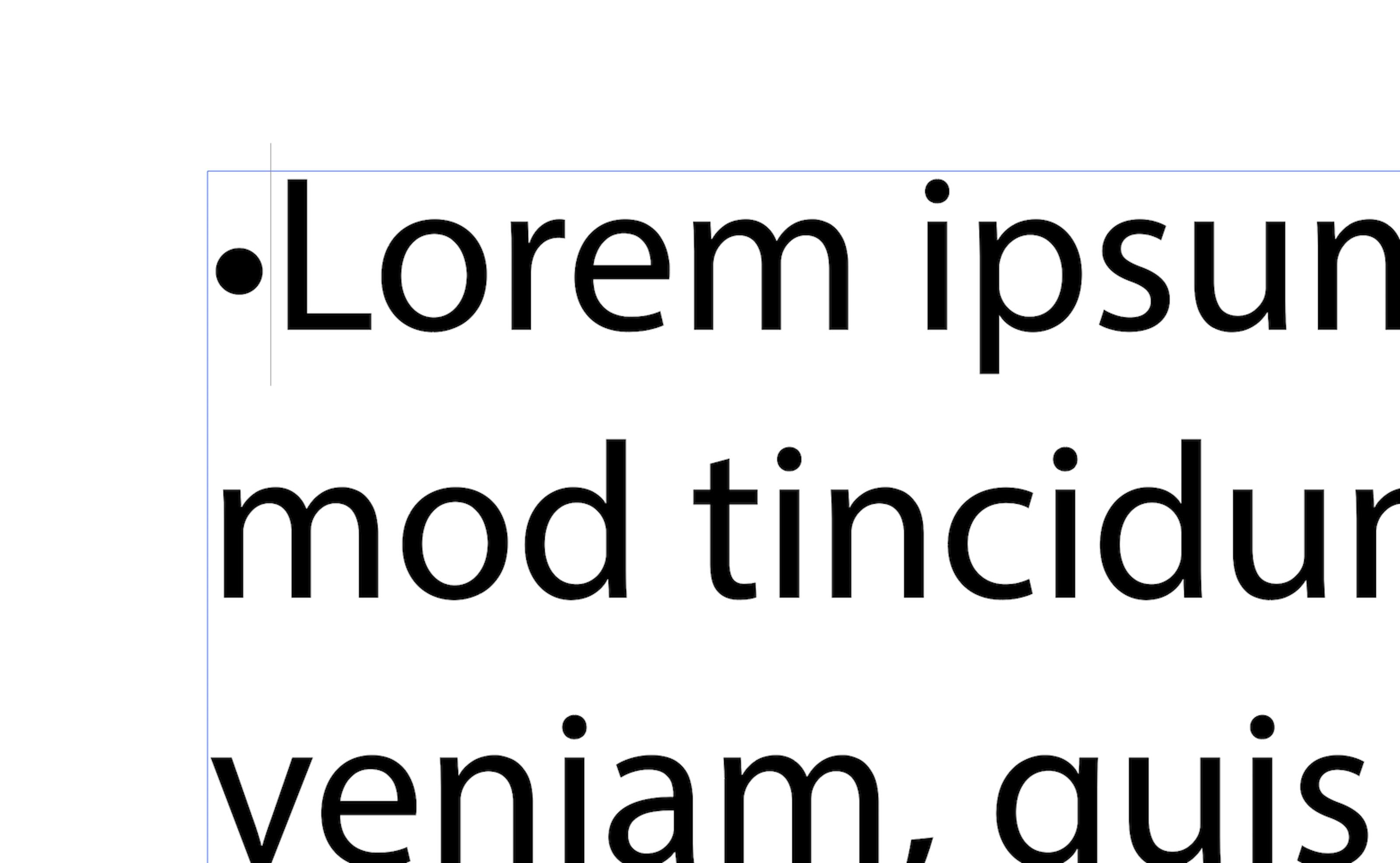 How to add bullet points to text in Adobe Illustrator