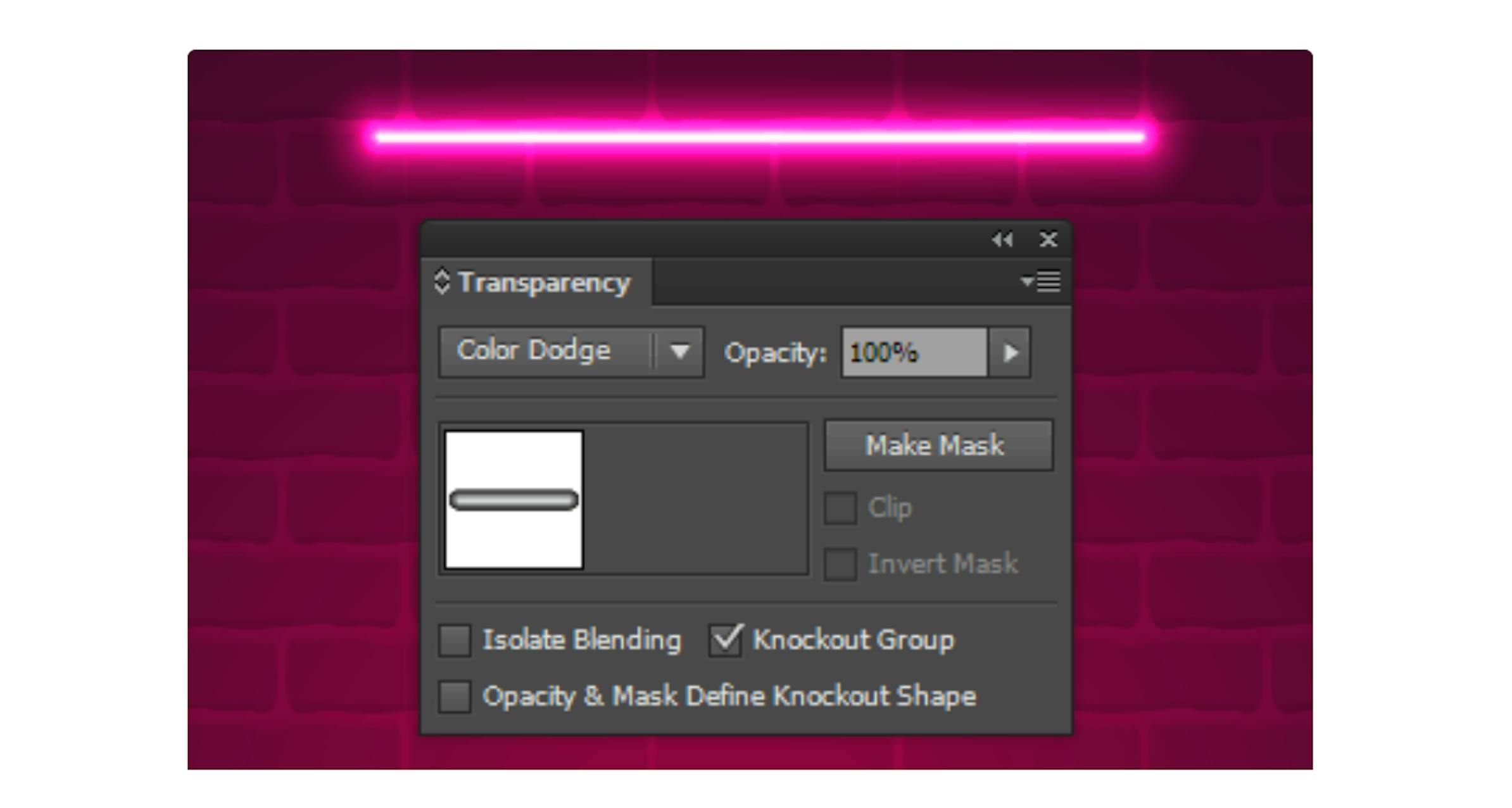 How to create a neon light text effect in Illustrator