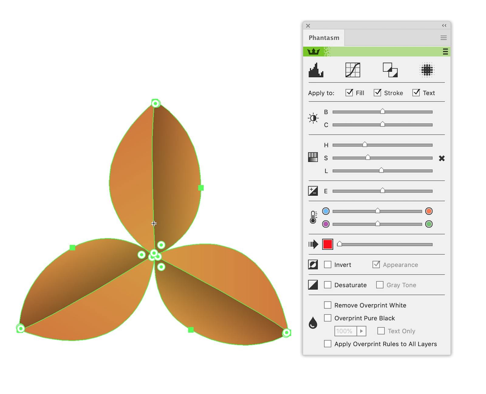 How to create leaves Space Fill with ColliderScribe