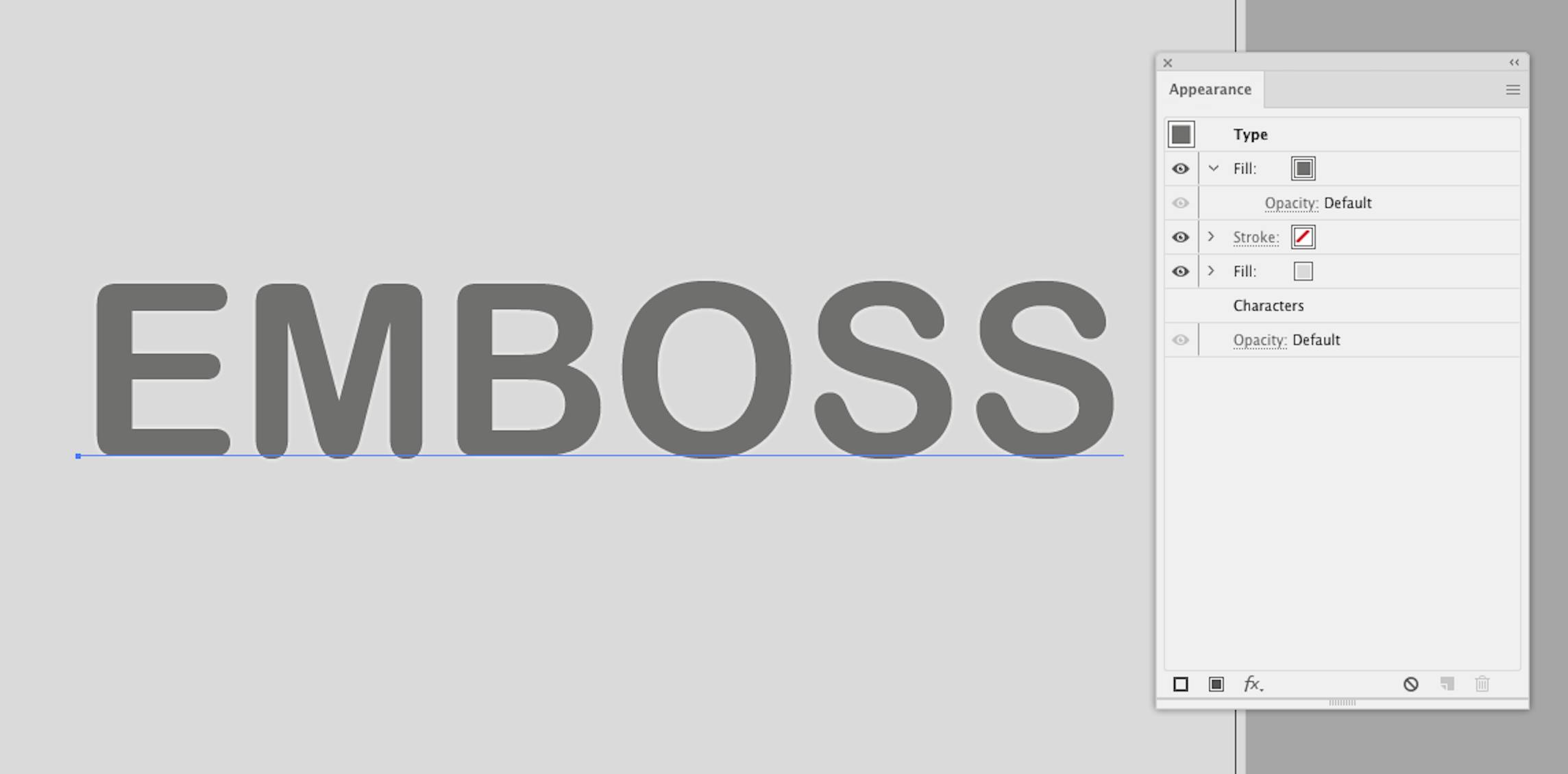 How to create bevel & emboss text effects in Illustrator