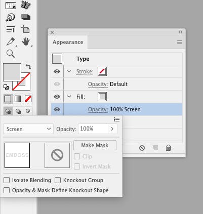 How to create bevel & emboss text effects in Illustrator
