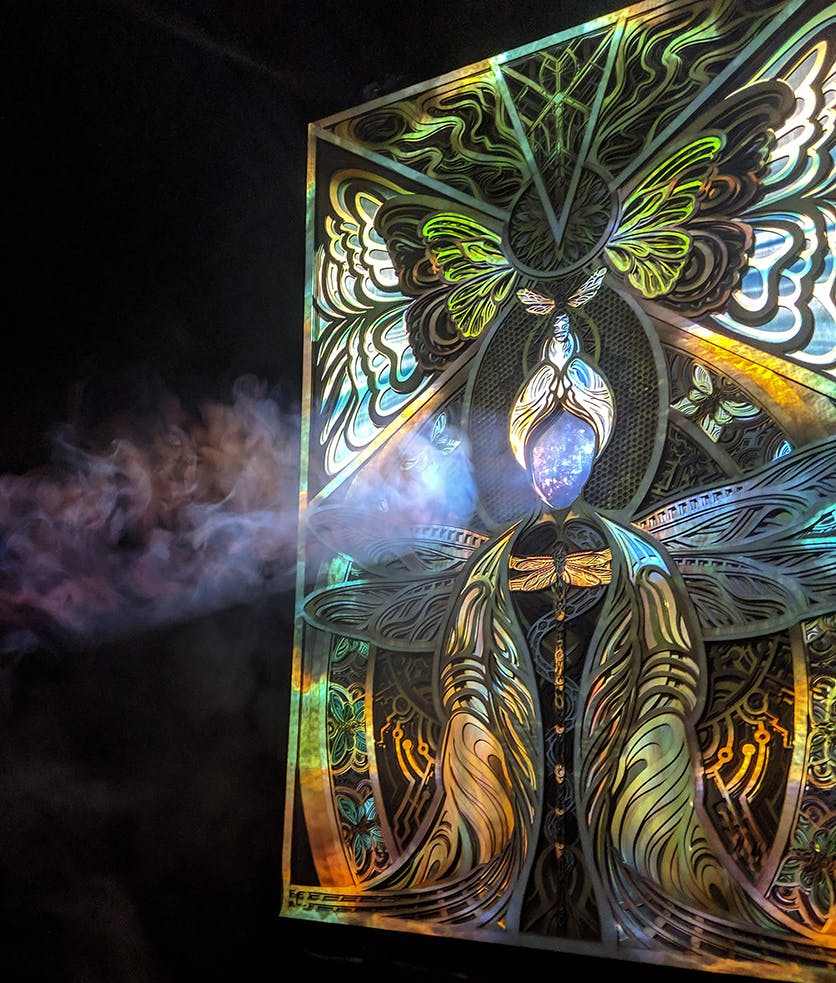 Creating multidimensional art with MirrorMe