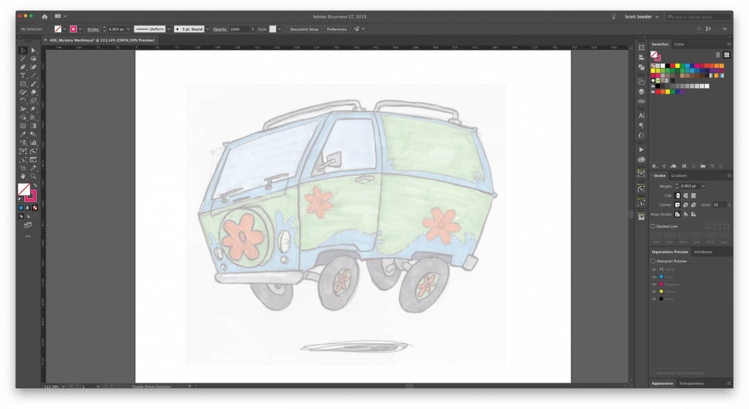 Zoinks! Making a mystery machine with VectorScribe