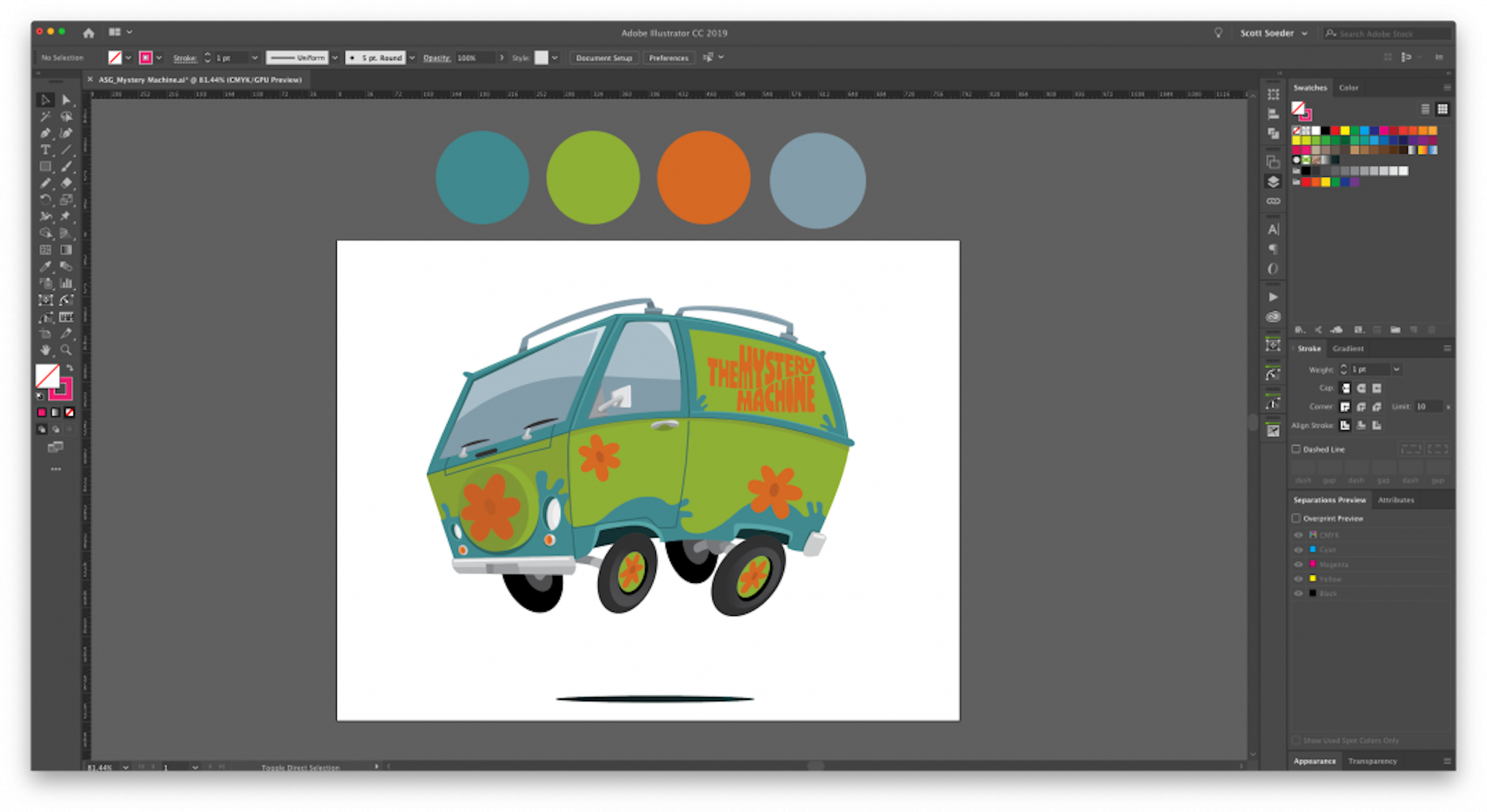 Zoinks! Making a mystery machine with VectorScribe | Astute Graphics