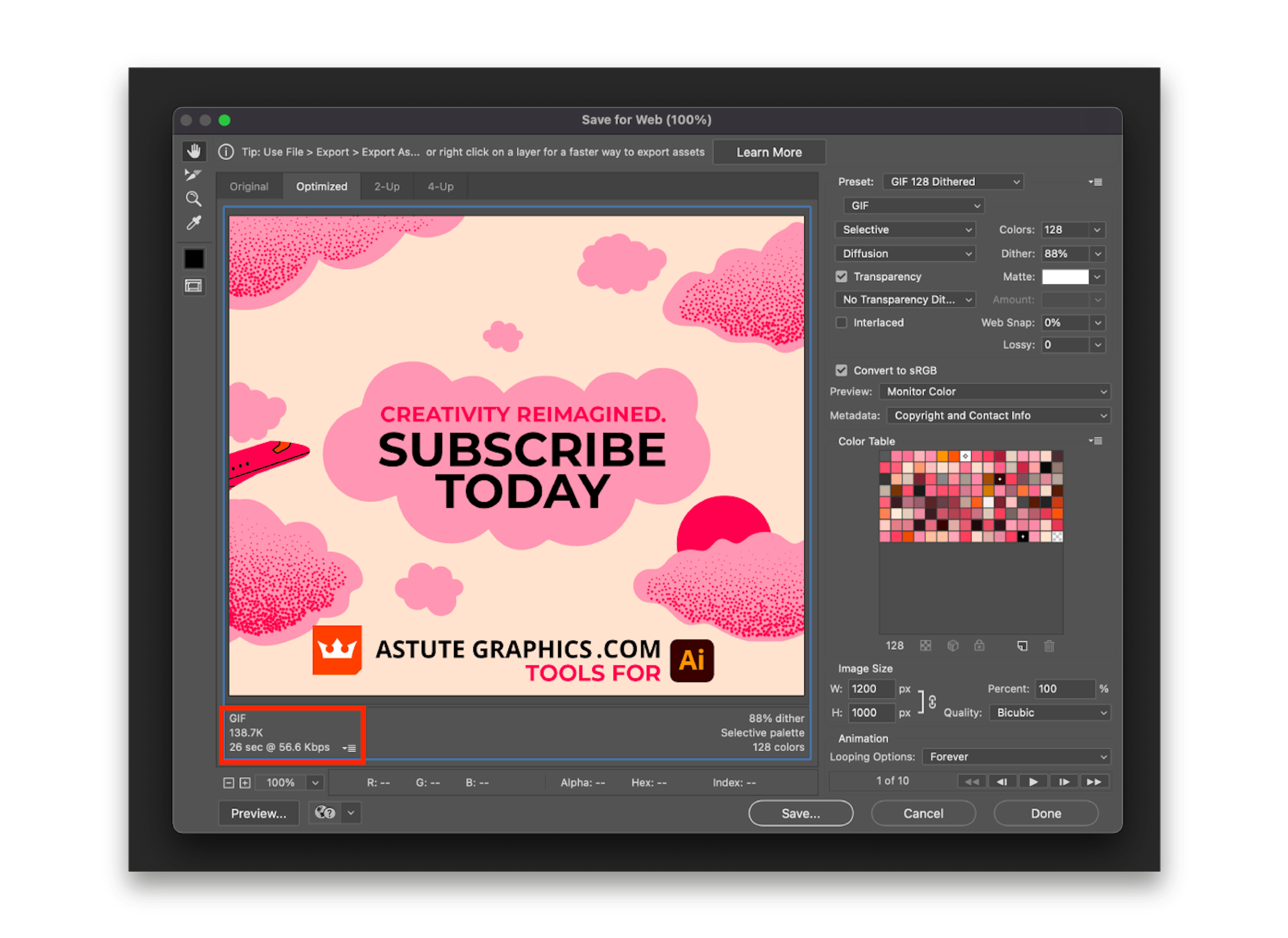 How to design animated Google display ads | Making GIF ads