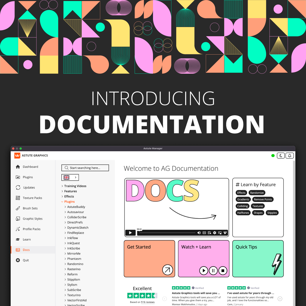 Introducing the documentation website