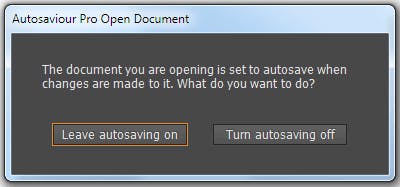 Getting to know Autosaviour