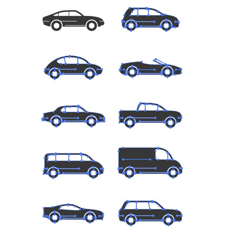 How to make symbol variants