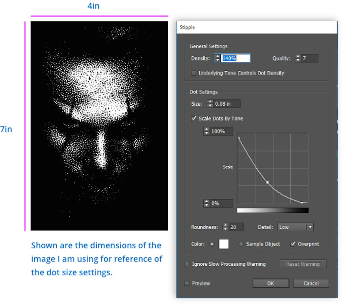 Creating an ‘IT’ inspired poster with Stipplism